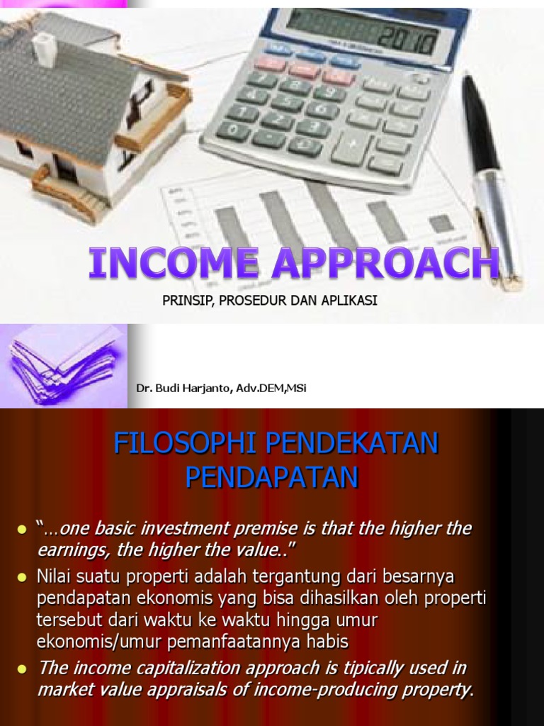Income Approach | PDF | Income | Real Estate Law