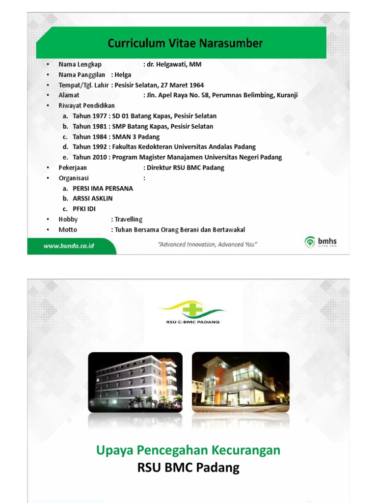 RS BMC-Presentasi Anti Fraud RSU BUNDA BMC Padang Fix | PDF