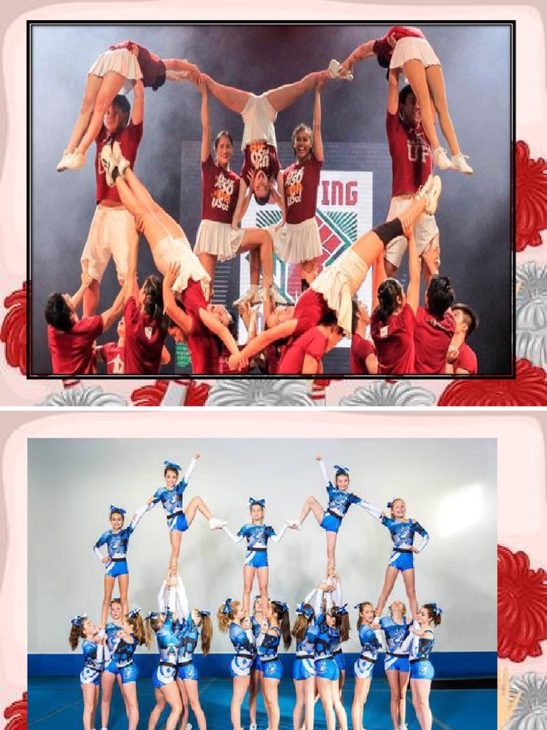 Cheerleading Presentation | PDF | Cheerleading | Flexibility (Anatomy)