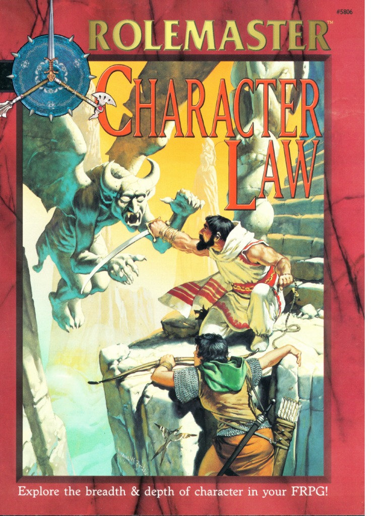 Rolemaster FRP - Character Law 1 PDF | PDF