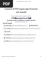 KTA 19 (Parts Catalogue) | PDF | Screw | Switch