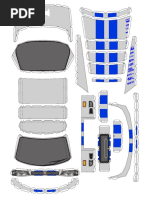 Papercraft Template for Toyota Supra MK4 | PDF