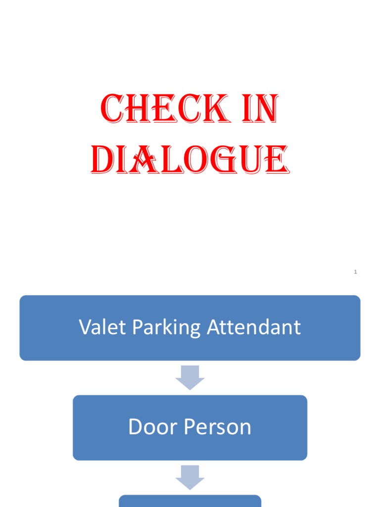 Check in Out Porter Dialogue | PDF