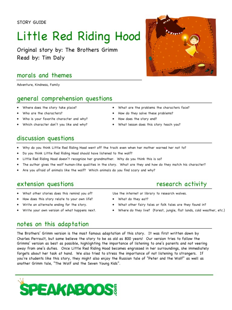 Little Red Riding Hood | PDF