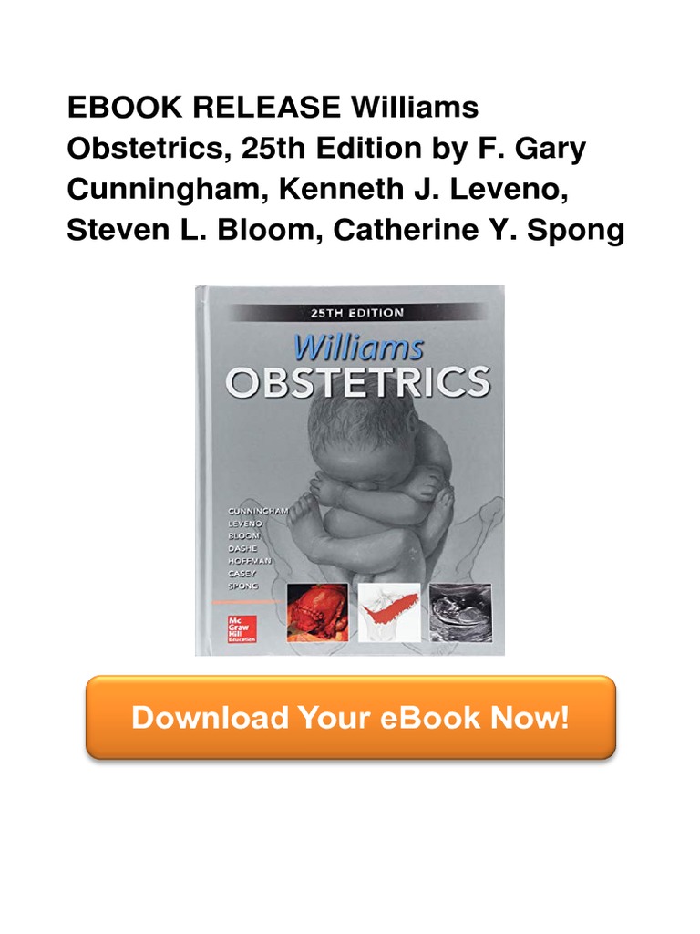 Williams Obstetrics, 25th Edition PDF | PDF | Self-Improvement