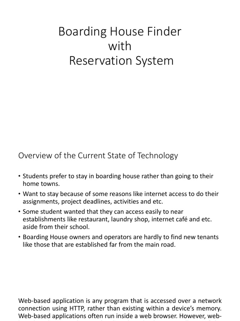 Boarding House Finder | PDF | World Wide Web | Internet & Web