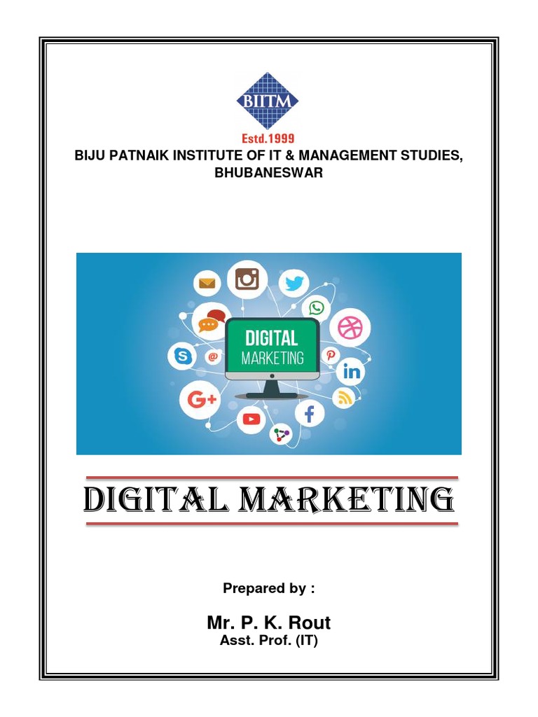 Digital Marketing Module - I | PDF | Digital Marketing | Advertising