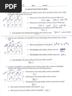 Sex Linked Traits Answer Key | PDF
