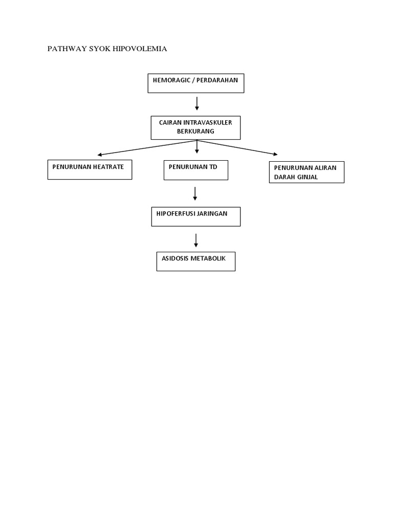 Pathway Syok Hipovolemik dan Hemoragik | PDF