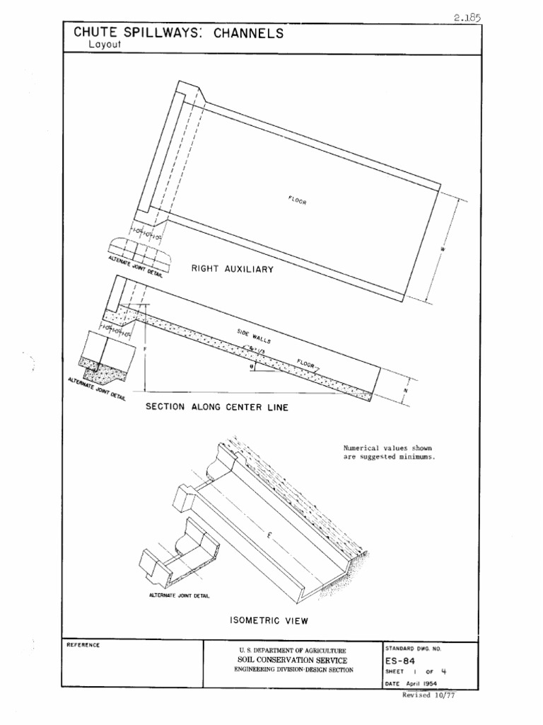 cHUTE SPILLWAY PDF | PDF | Spillway | Hydraulic Engineering