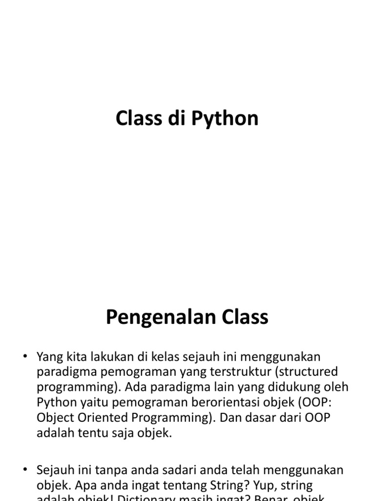 Class Di Python Pdf 1785