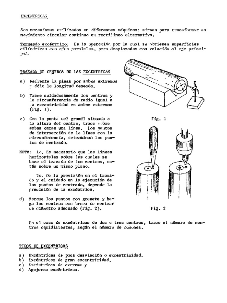 Torneado Exentrico | PDF