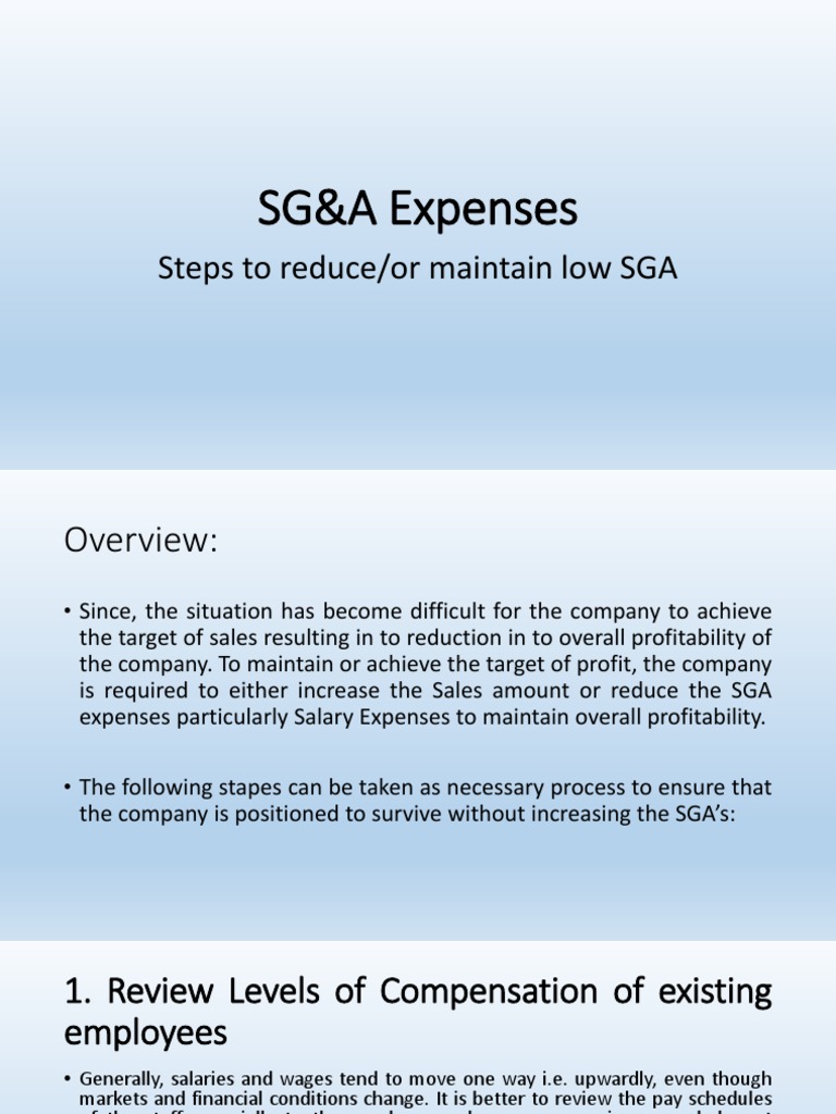SGA | PDF | Turnover (Employment) | Employment