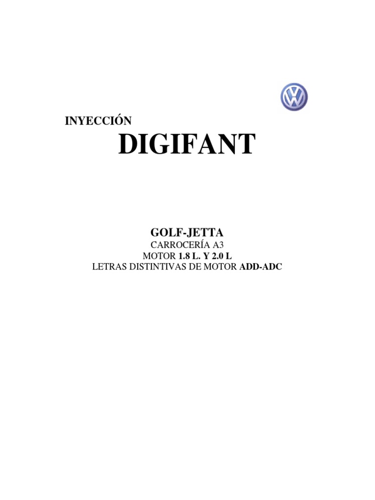 Digifant 1.8 L | PDF | Máquinas | Ingeniería mecánica