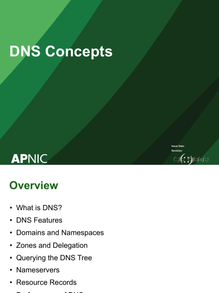 DNS Concepts | PDF | Domain Name System | Domain Name