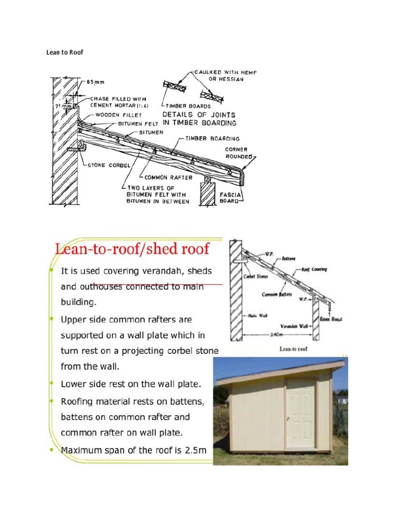 Lean To Roof | PDF
