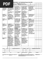 Braden Scale Risk Assessment Sheet | PDF | Eating | Pain
