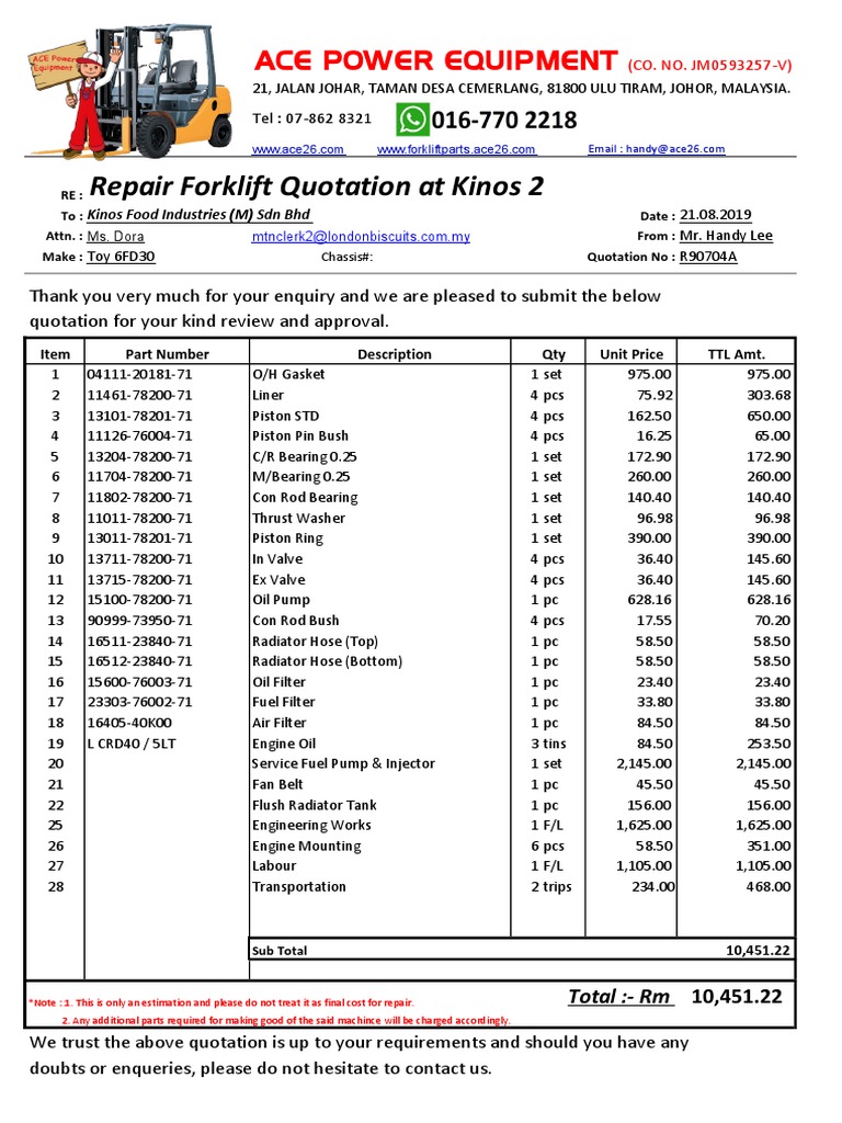 R90704A Kinos Food 2 Toy 6FD30 OH Engine | PDF | Engines | Machines