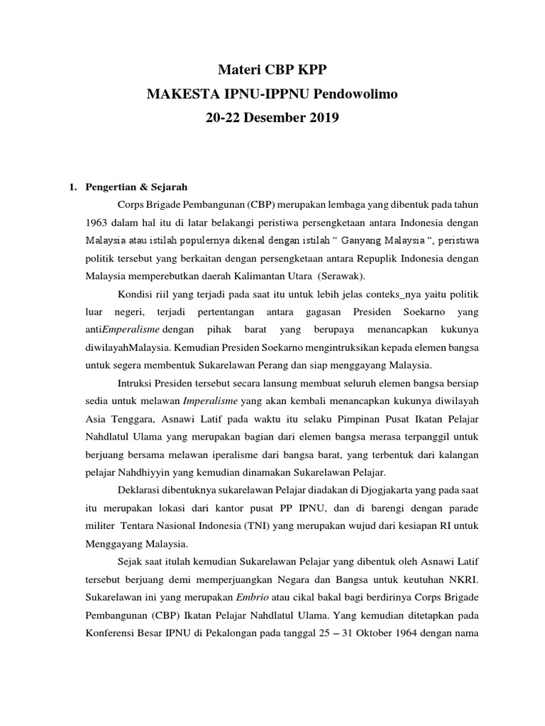 Materi CBP KPP | PDF