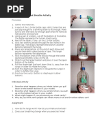 Balloon Lung Model | PDF | Lung | Respiratory Tract