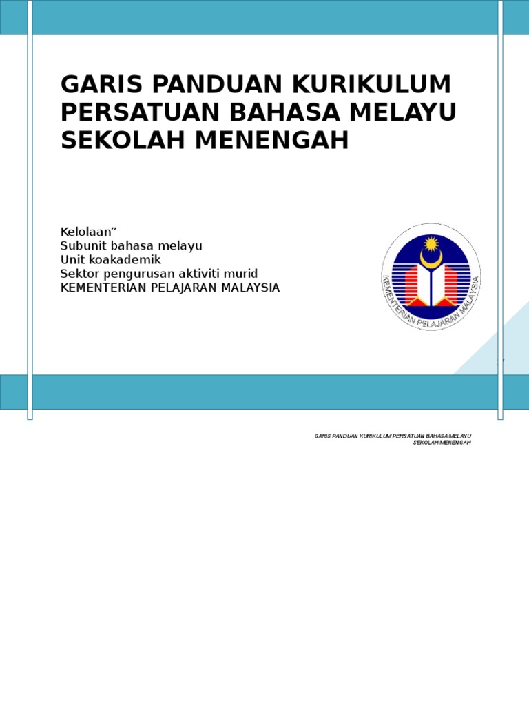 Garis Panduan Persatuan Bahasa Melayu | PDF