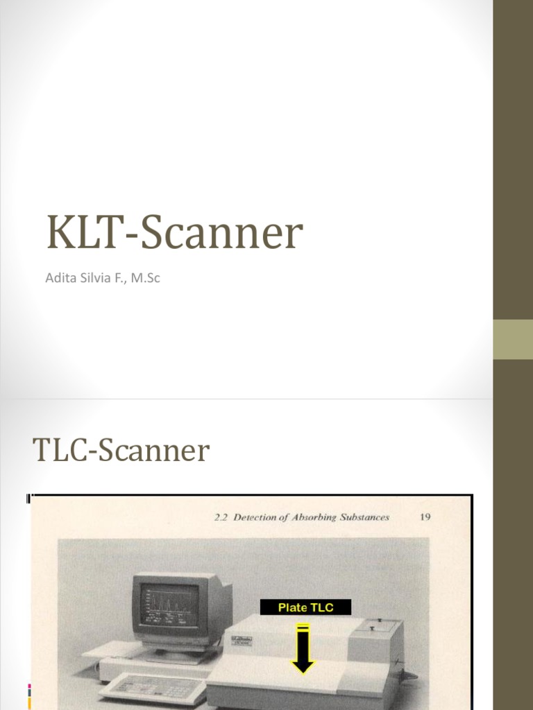 KLT Scanner | PDF | Sains & Matematika
