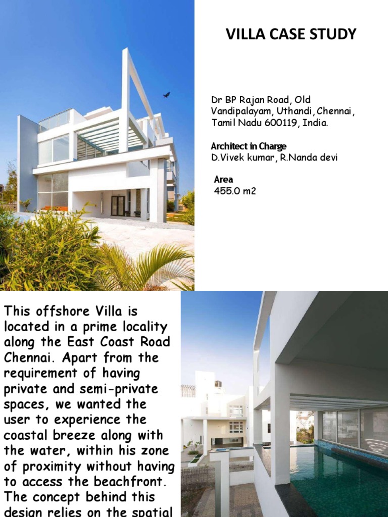 Coastal Villa Case Study in Chennai | PDF