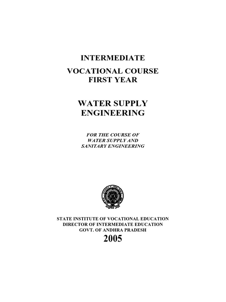 Water Supply Engineering | PDF | Water Cycle | Precipitation