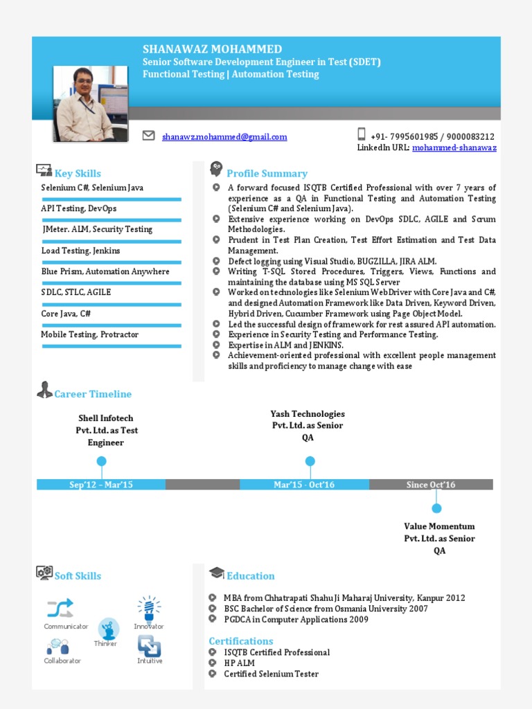 Resume | PDF | Selenium (Software) | C Sharp (Programming Language)
