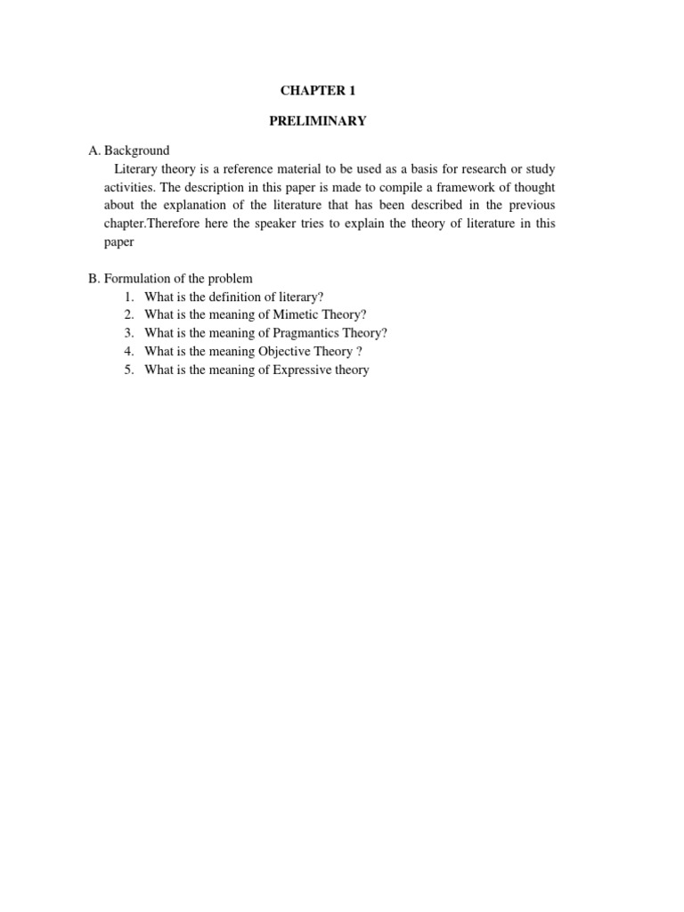 Chapter 1 | PDF | Literary Theory | Aesthetics
