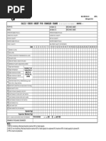 Chain Block Inspection Checklist Form | PDF