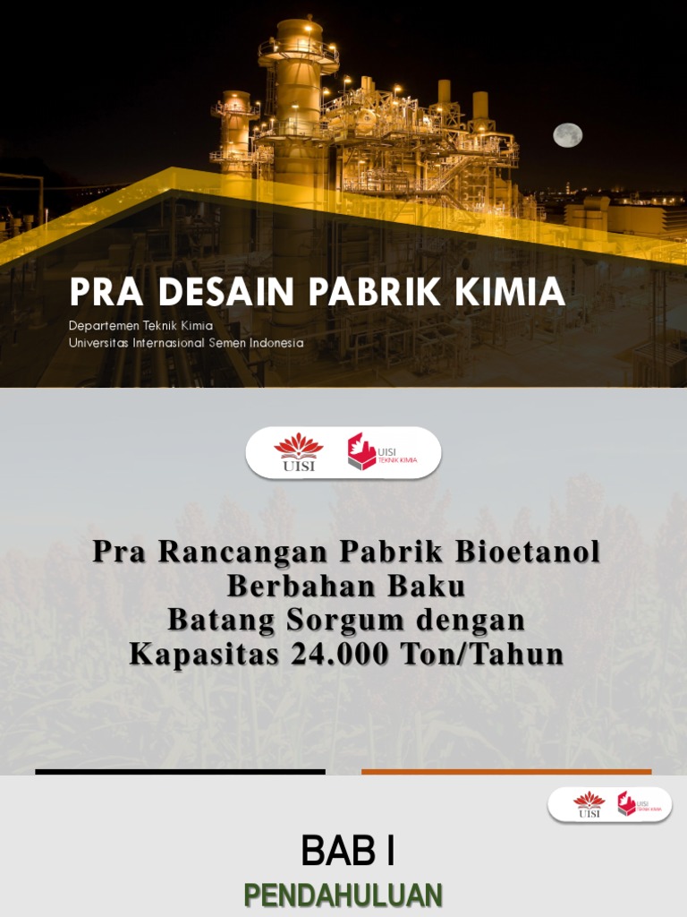 Proses Bioetanol Dari Sorgum | PDF Proses Bioetanol Dari Sorgum | PDF