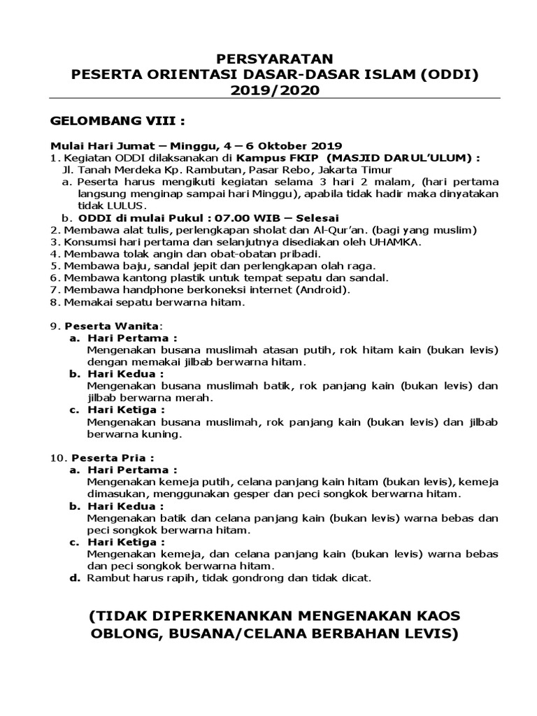 Oddi 2019 Gel 8 | PDF | Sejarah