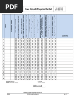 LEV Weekly Checklist | PDF | Working Conditions | Workplace