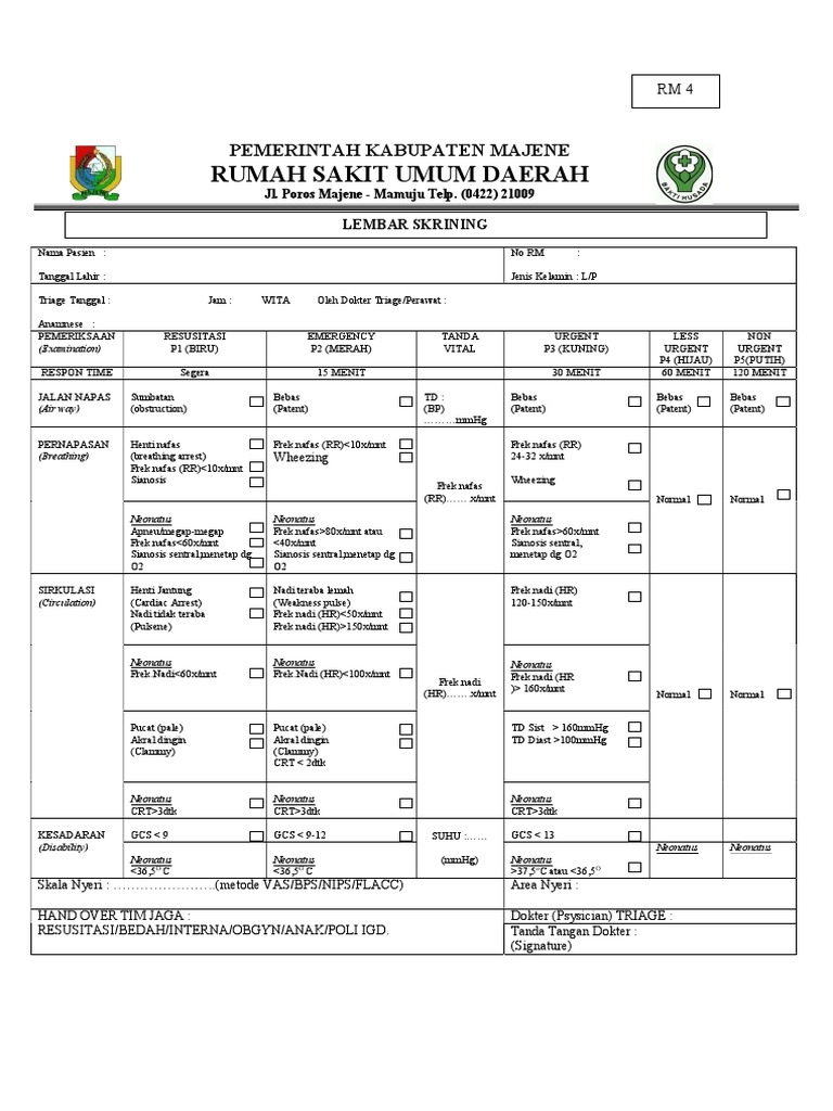 Lembar Skrining | PDF