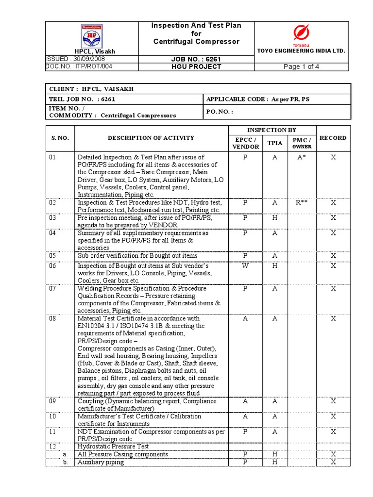CC ITP Sample PDF | PDF | Pump | Chemical Engineering