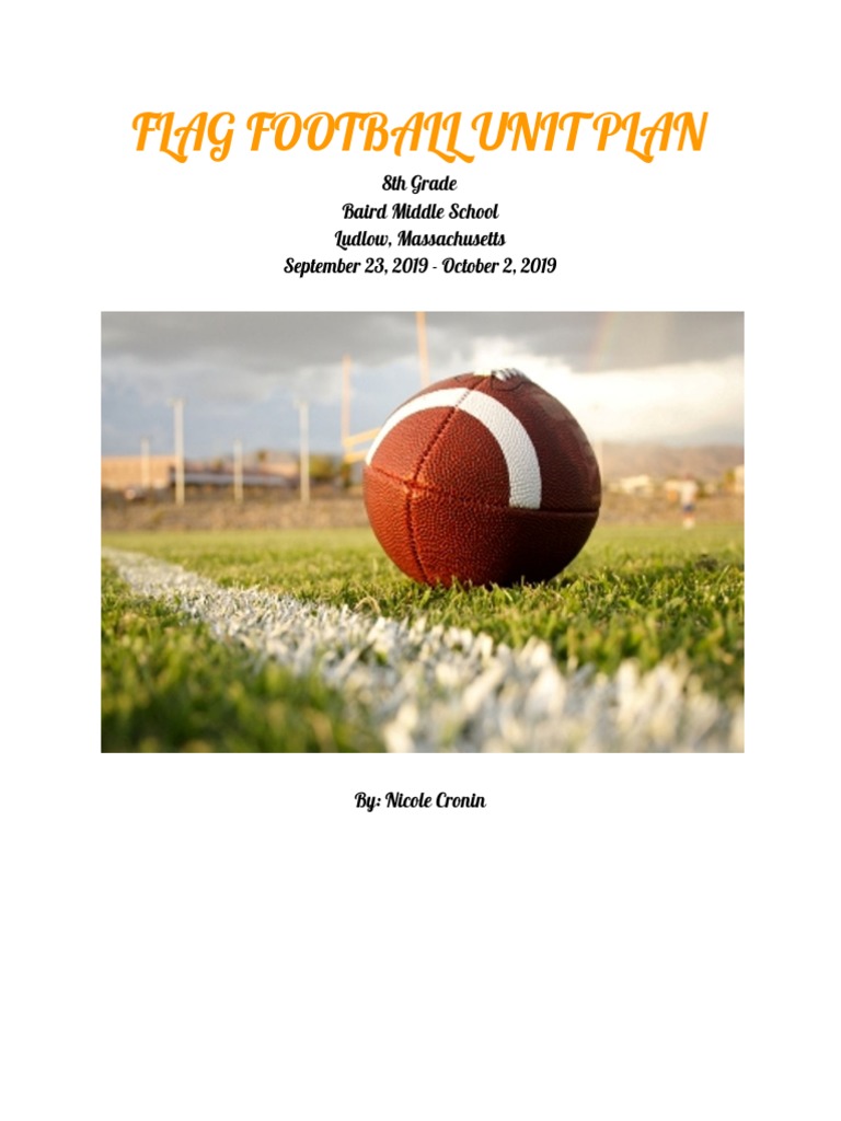 Flag Football Unit Plan | PDF | Physical Education | Quarterback