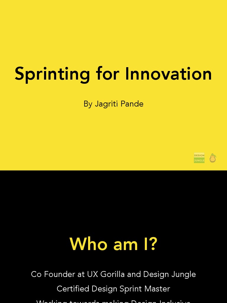 Design Sprint Workshop by Jagriti Pande | PDF | Prototype