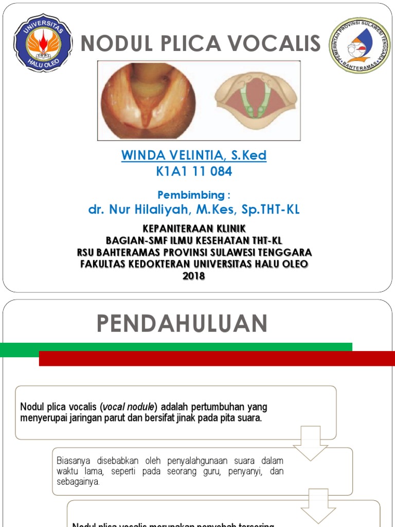 Nodul Plica Vocalis | PDF