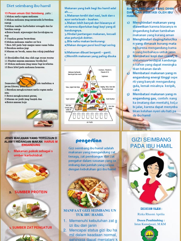 Leaflet - Gizi - Bumil Kek | PDF