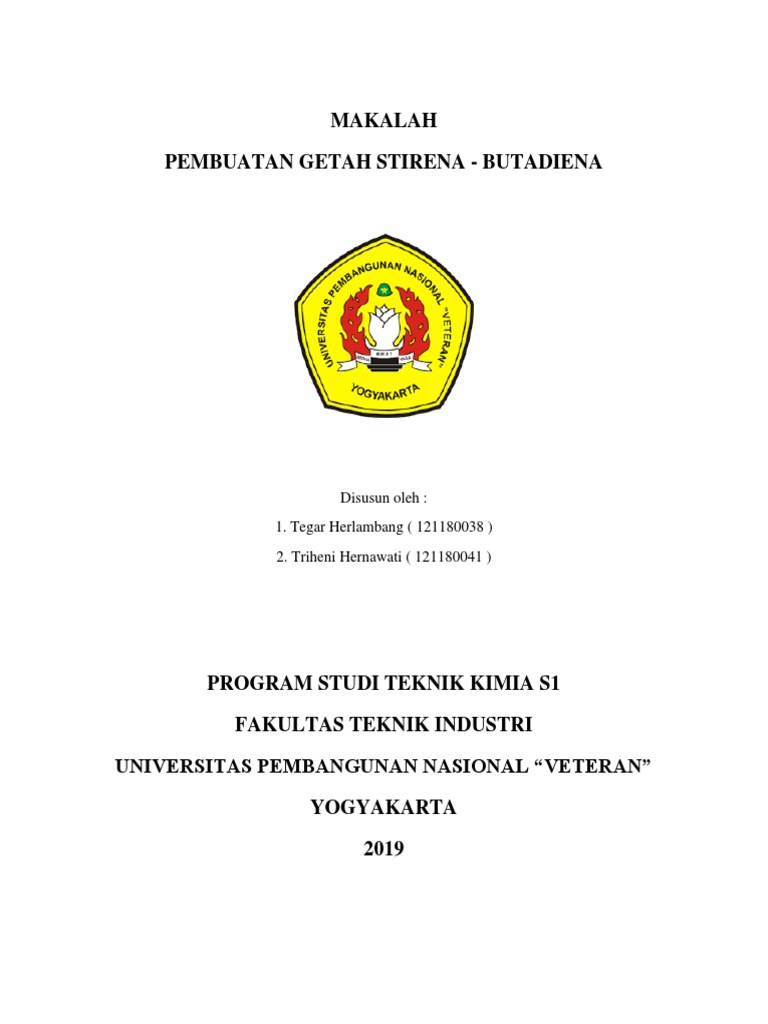 Pembuatan Getah Stirena-Butadiena | PDF | Sains & Matematika