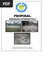 PROPOSAL Permohonan Bantuan Peralatan Bolla Volly | PDF