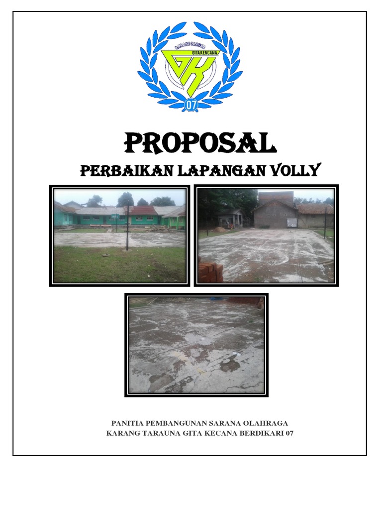 Proposal Perbaikan Lapangan Volly | PDF