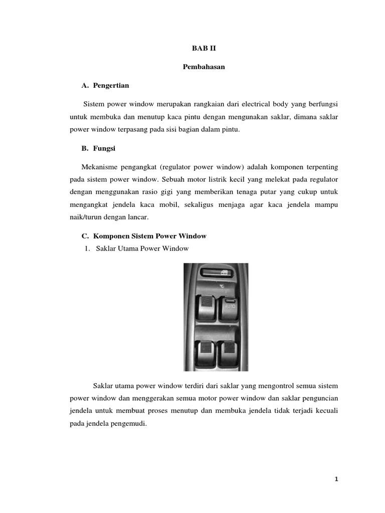 Materi Power Window | PDF