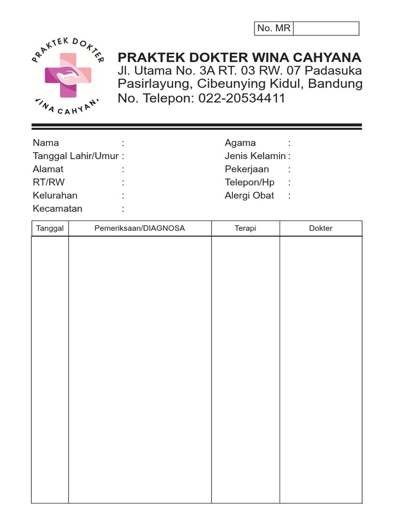 Contoh Form Pendaftaran | PDF