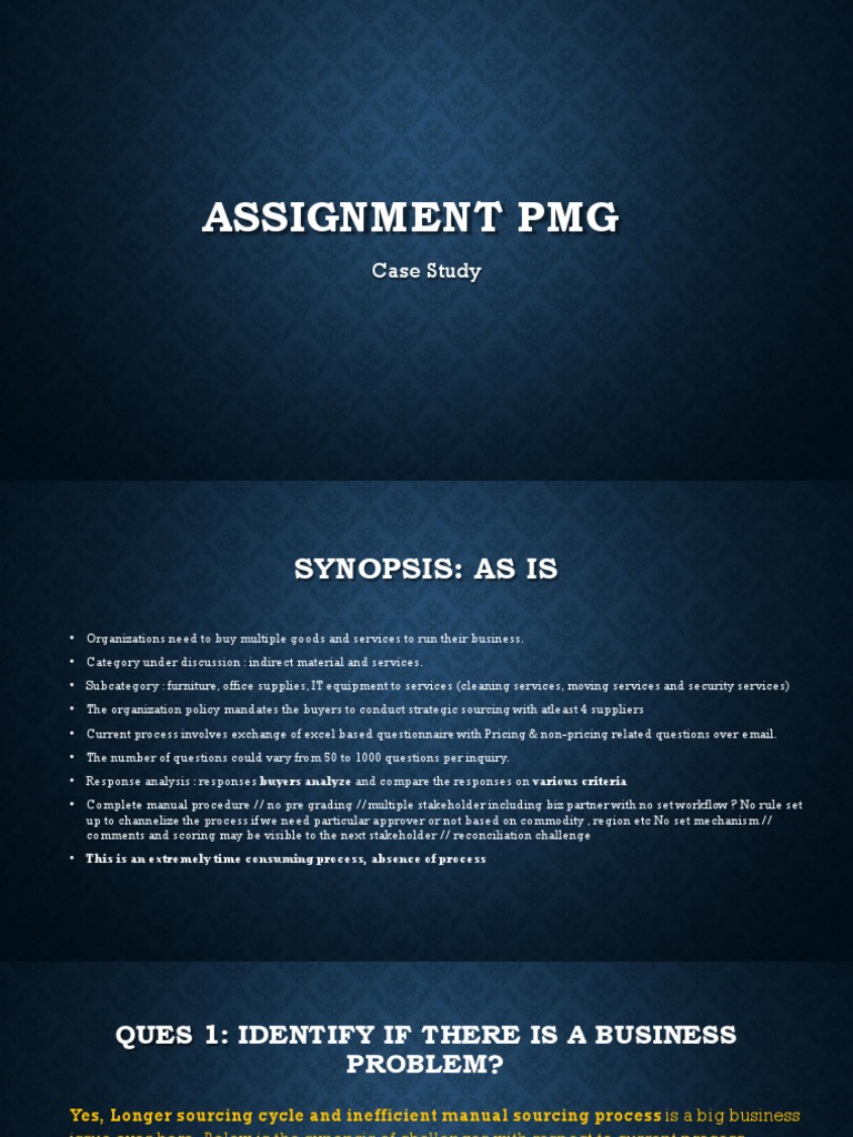 Case Study PMG | PDF | Supply Chain | Enterprise Resource Planning