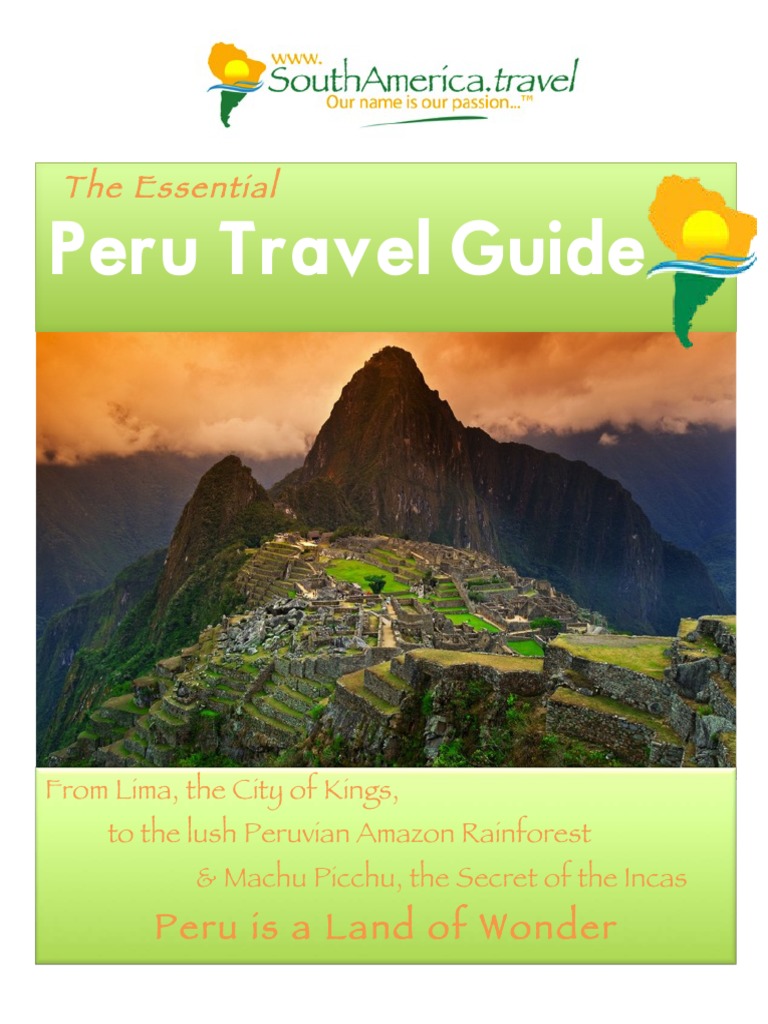 Peru Travel Guide Download A Free Peru Travel Guide E Book PDF | PDF ...