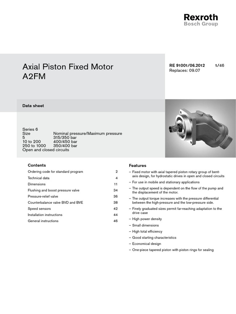 A2fm PDF | PDF | Pump | Machines