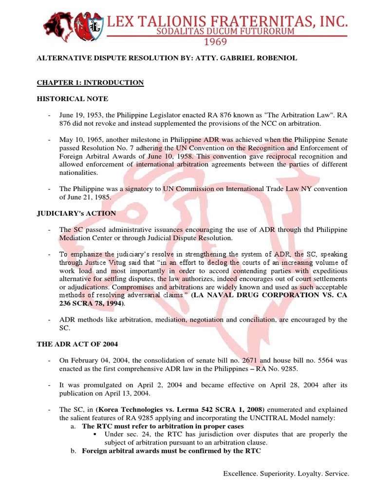 Alternative Dispute Resolution | PDF | Alternative Dispute Resolution ...