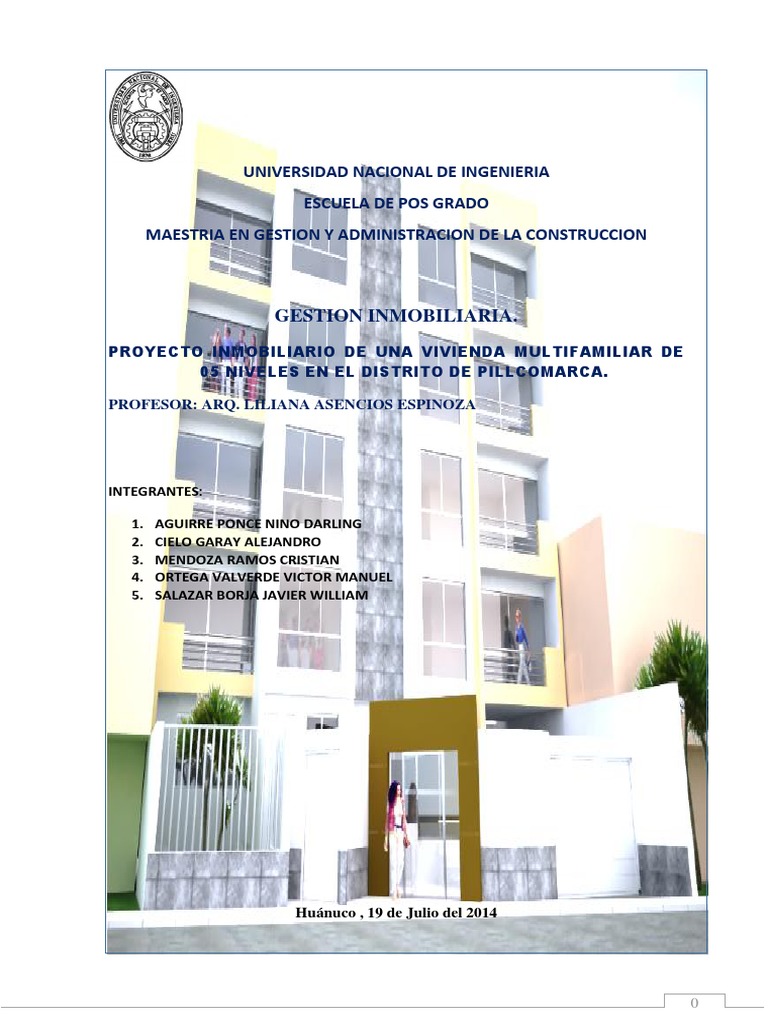 Informe Final Grupo 05 - Edificio Multifamiliar | PDF | Agricultura | Clima
